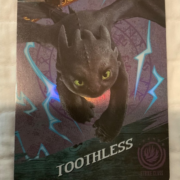 Universal | Toys | How To Train Your Dragon Rare Holographic Toothless ...